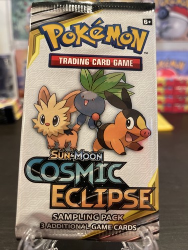Pokemon Sampling Pack (3 Cards)— Cosmic Eclipse - Fun Pack - RARE ...