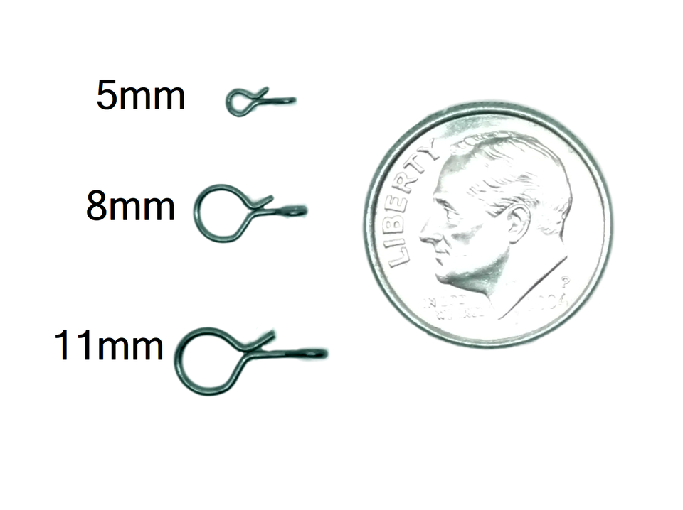 Fast Snap 5/8/11 mm Quick Link No Knot Clip Speed Attach Fly/Lure ...