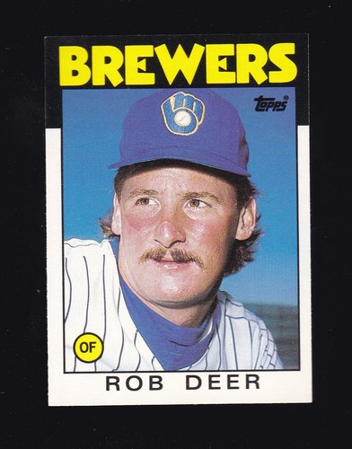 1986 Topps Traded Rob Deer #31T Milwaukee Brewers | eBay