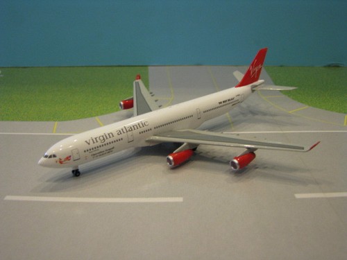 VIRGIN ATLANTIC "OPERATION SEAGULL" A340-311 1:400 SCALE DIECAST METAL ...