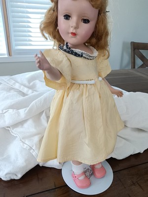 Vintage 1950's Composition Baby Doll Sleepy Eyes Original Dress 14 In ...
