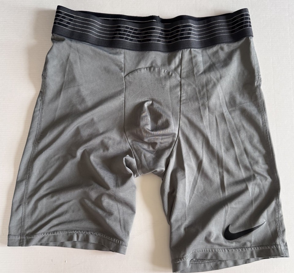 Nike Men’s Gray L Gray Compression Shorts. Jock Gym Gear EUC. Bid/offer ...