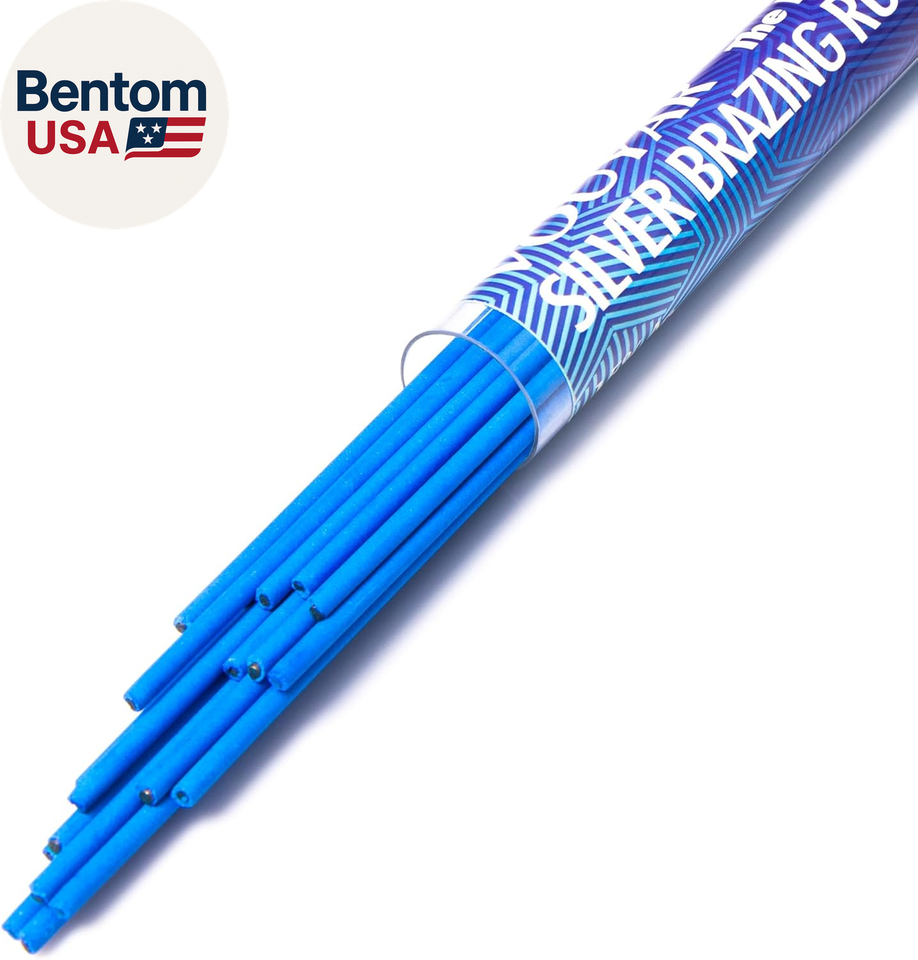 20 Sticks Flux Coated Brazing Rods Bcup-5 15% Silver Solder Phos Copper ...