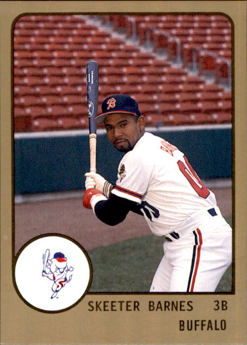 1988 Buffalo Bisons ProCards #1487 Skeeter Barnes Cincinnati Ohio ...