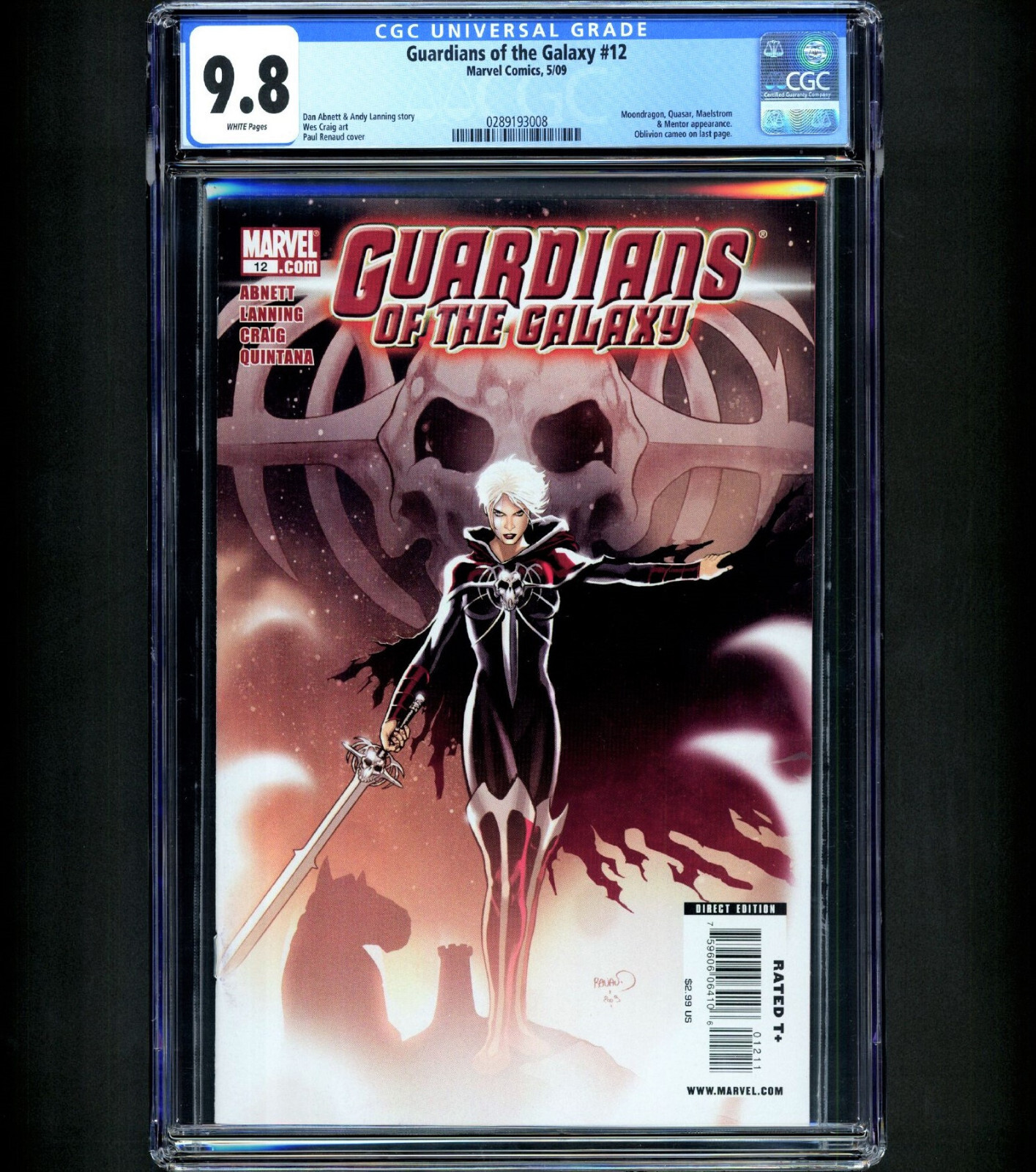 Guardians Of The Galaxy #12 CGC 9.8 1st Phyla-Vell as Martyr Quasar Ms ...