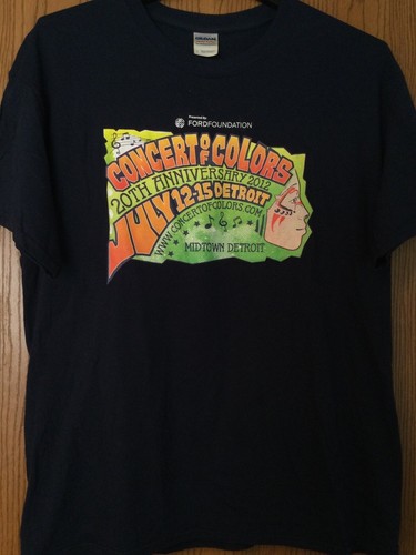 Concert Of Colors - Detroit - 2012/Blue/L - George Clinton/Parliament ...