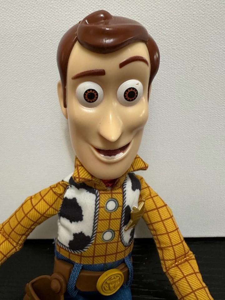 Disney Pixar Mattel Toy Story Woody Pull String Doll 12" Works No Hat ...