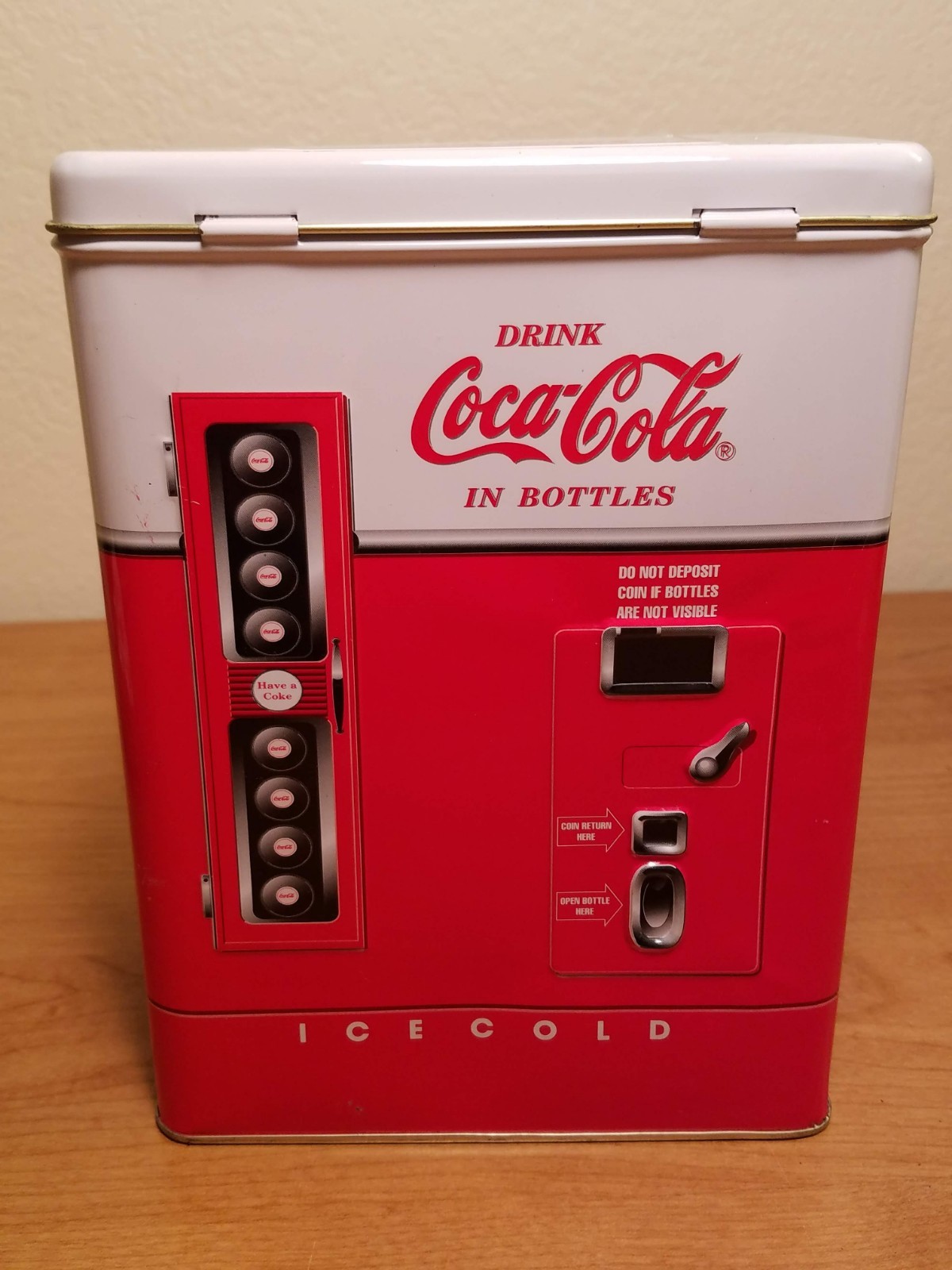 Coca cola vending machine tin vintage | eBay