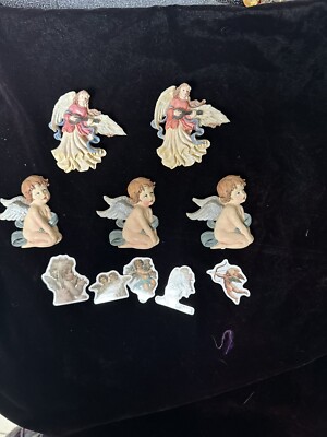 Angels!!! Five Ganz Angel Magnets And Five Angels Sticker Lot | eBay