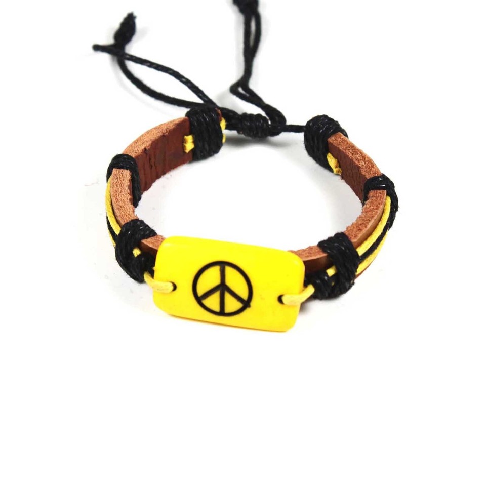 Peace & Love Freundschaft Handgelenk Armband Hippie Schild Liebe ...