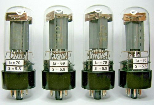 6P3S 6L6GC 6P3P MATCHED QUAD (4pcs) TUBE / VALVE / RÖHRE NEW NOS | eBay