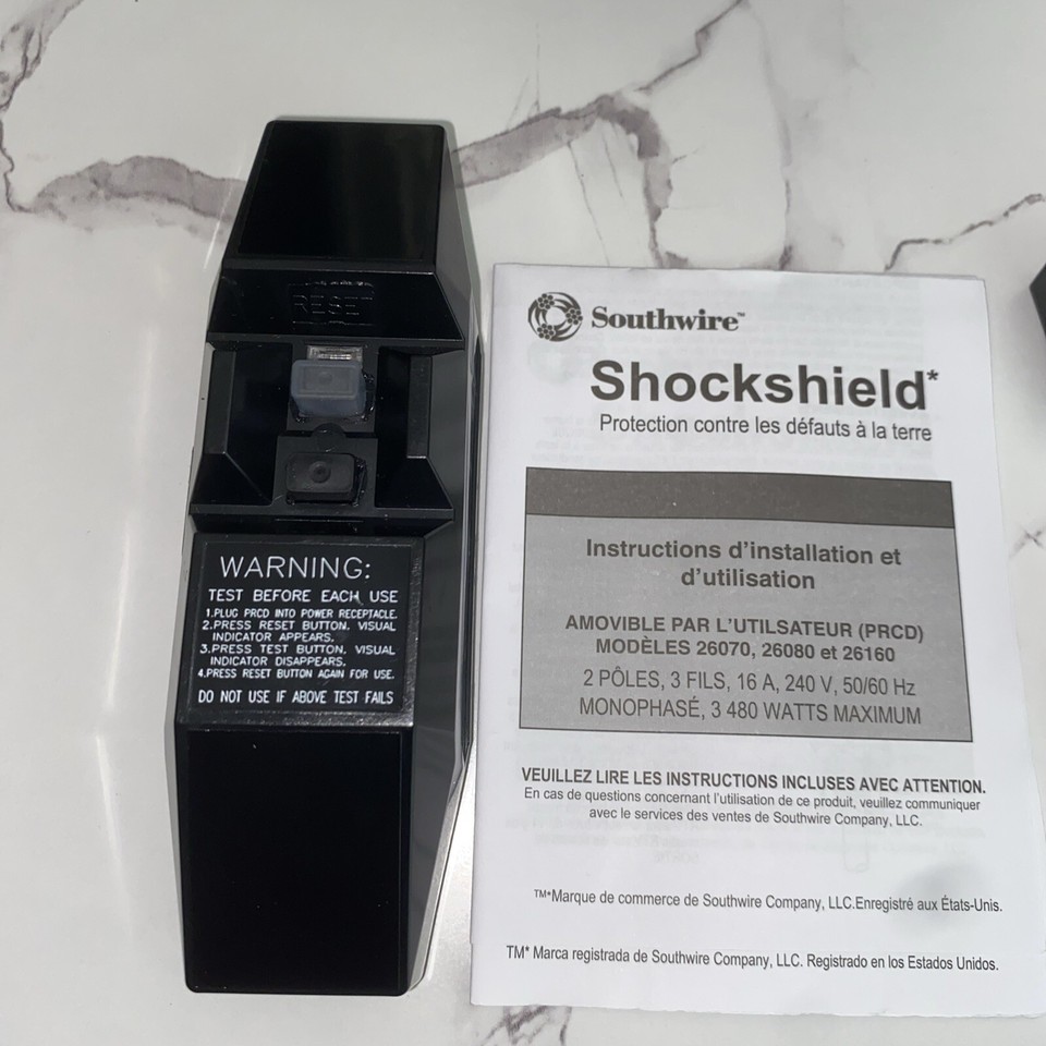 Southwire Shockshield TRC 26160 In-Line Portable Residual Current ...