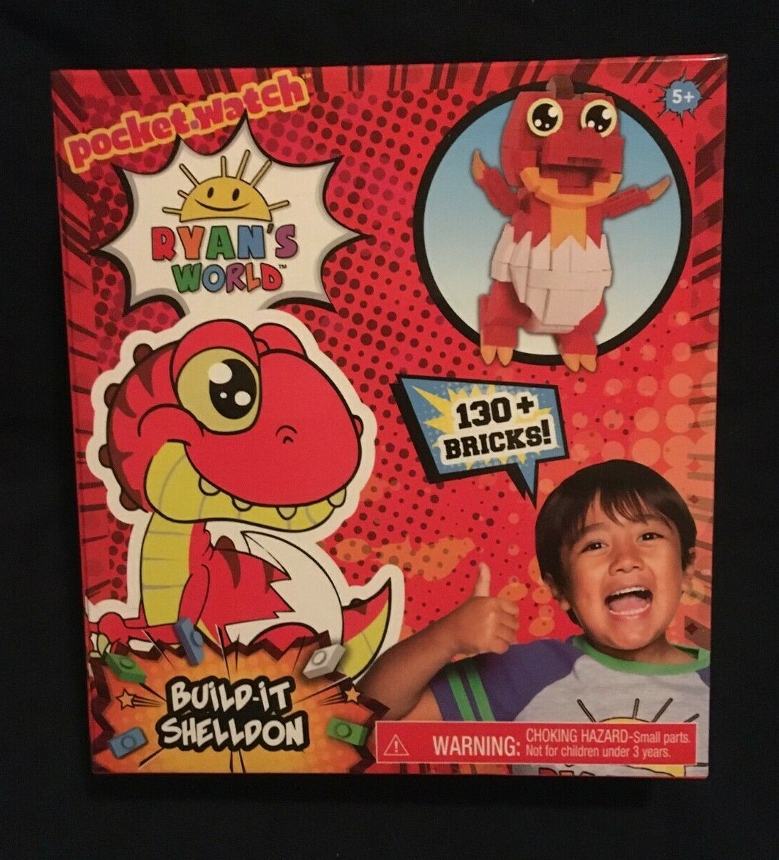 Ryan's World Pocket.Watch Build It Shelldon, 130+Bricks | eBay