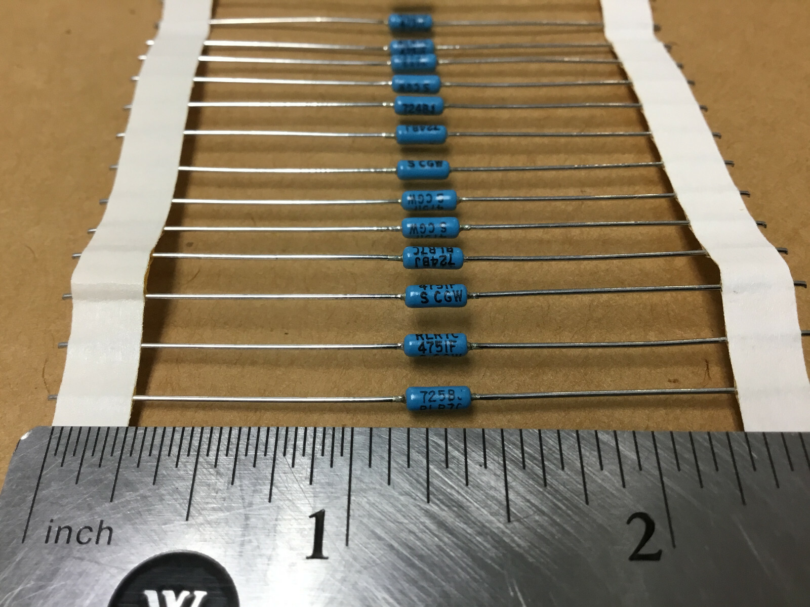 (10 PC) DALE RLR07C4751FS Metal Film Resistors 4.75K Ohm, 250V, 1± ...