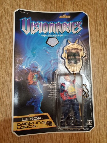 sealed Visionaries Lexor vintage Darkling Lords Hasbro 1987 moc figure ...