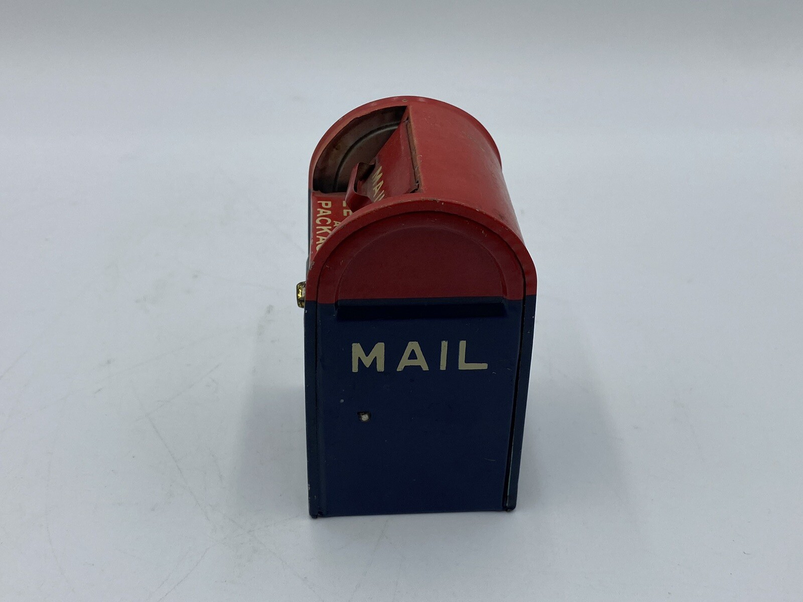 VINTAGE USPS Post Office Mailbox Coin BANK Tin Litho Toy. G6 | eBay