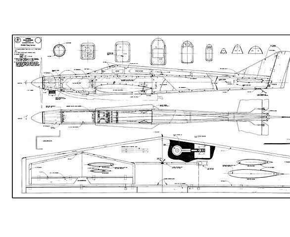 Aussie Challenger Pattern Plane 66" WS RC Airplane Printed Plans ...