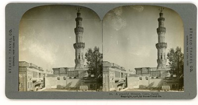 Egypt Cairo MINARET 1908 Stereo Travel Stereoview steg_020 | eBay