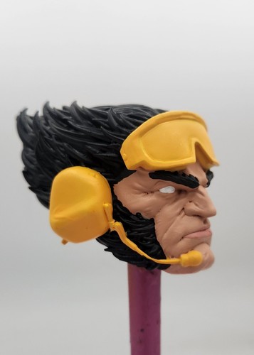 Marvel Legends Custom Black Ops Wolverine Head Goggles Up 1/12 Scale ...