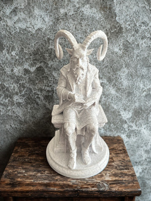 Baphomet Occult Pagan Wicca 120mmm Goat of Mendes Statue 3d printed ...