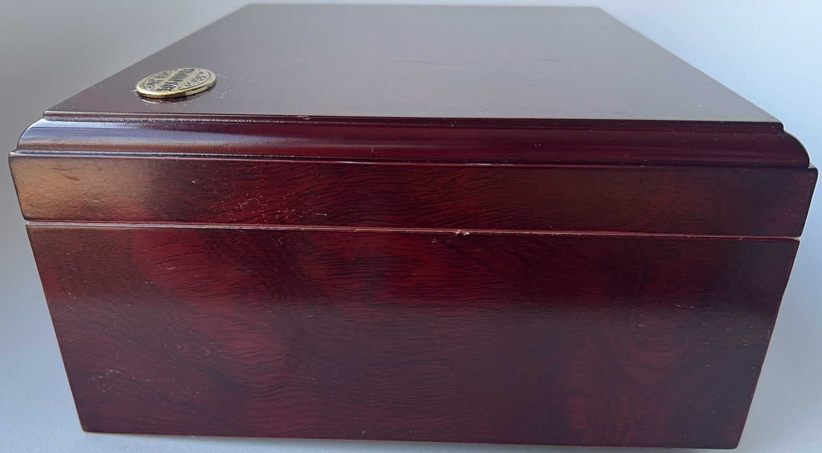 VTG 1915 Thompson & Co. Inc. Humidor Cigar Box w/ Humidifier ...