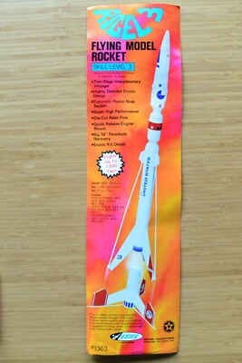 Estes Rigel 3 Multi-Stage Flying Model Rocket Damon Era Kit #1363—RARE ...