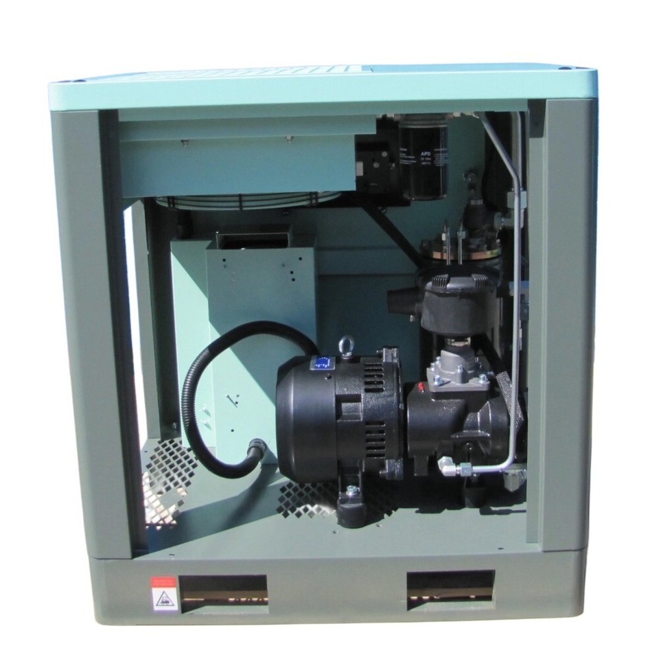 2024 Maximus 10 HP Rotary Screw Air Compressor VFD 230V Single Phase | eBay