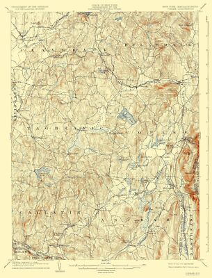 Topographical Map - Copake New York Massachetts Quad - USGS 1904 - 23 x ...