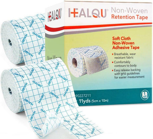 Dressing Retention Tape - 2" X 11Yd, 2 Rolls Premium Non-Woven ...