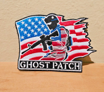 SHOT Show 2025 Ghost Patch USA Flag Tactical Patch New | eBay