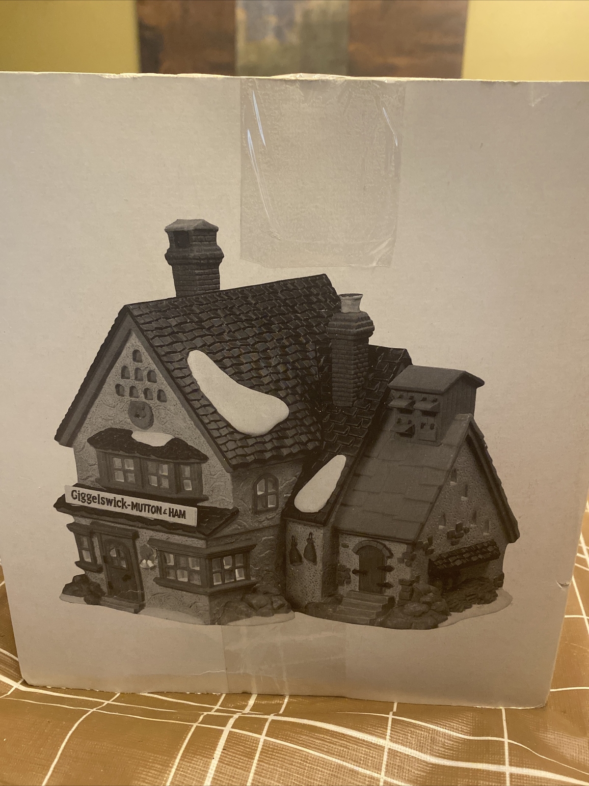 Dept 56 Dickens Village Giggleswick Mutton & Ham #58220 Old Stock w/Lt ...