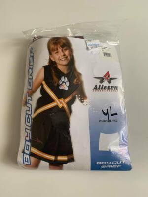 NIP Youth Alleson Maroon Cheerleading Boy Cut Brief New In Package C301 ...