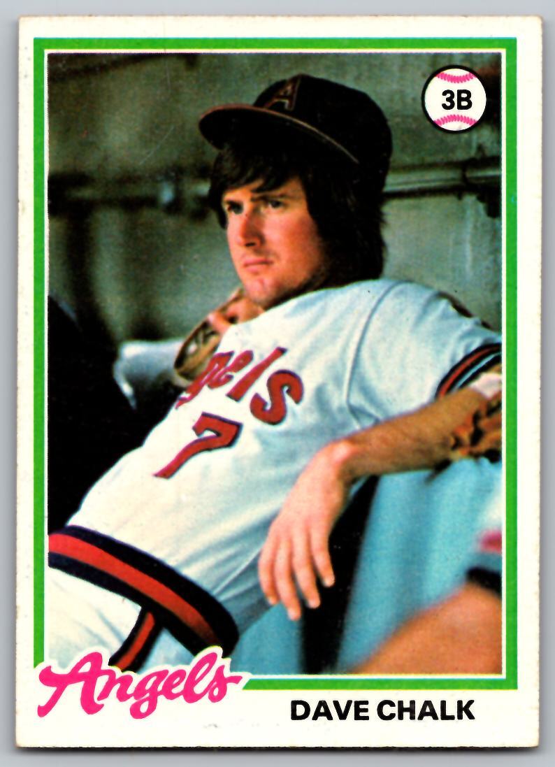 1978 Topps #178 Dave Chalk California Angels | eBay