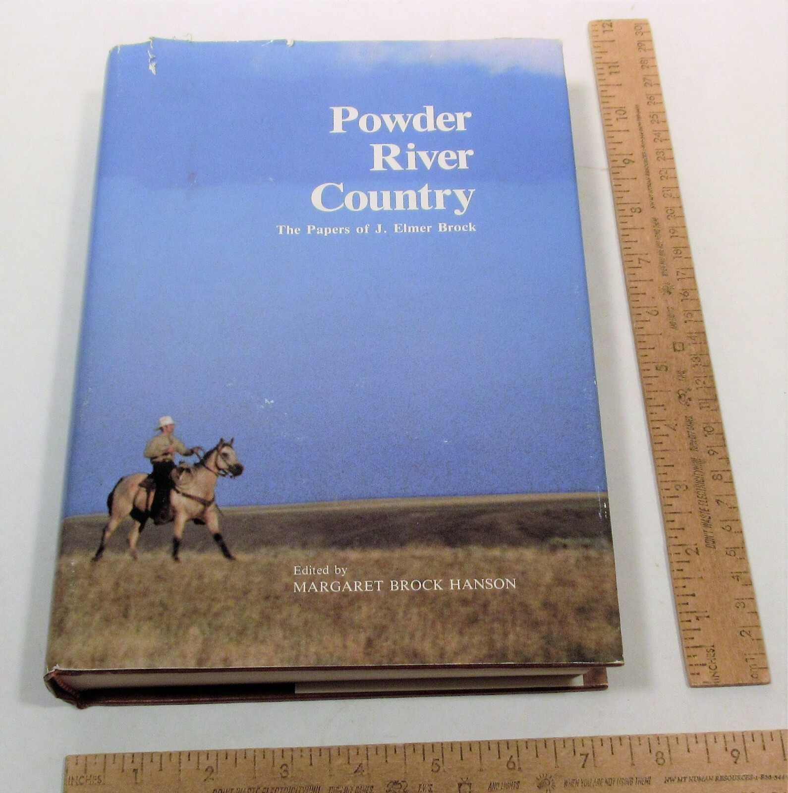 POWDER RIVER COUNTRY The Papers of J. Elmer Brock - illustrated - dust ...