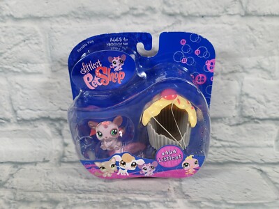 Hasbro 2007 Littlest Pet Shop Portable Pets Set LPS #464 Littlest New ...