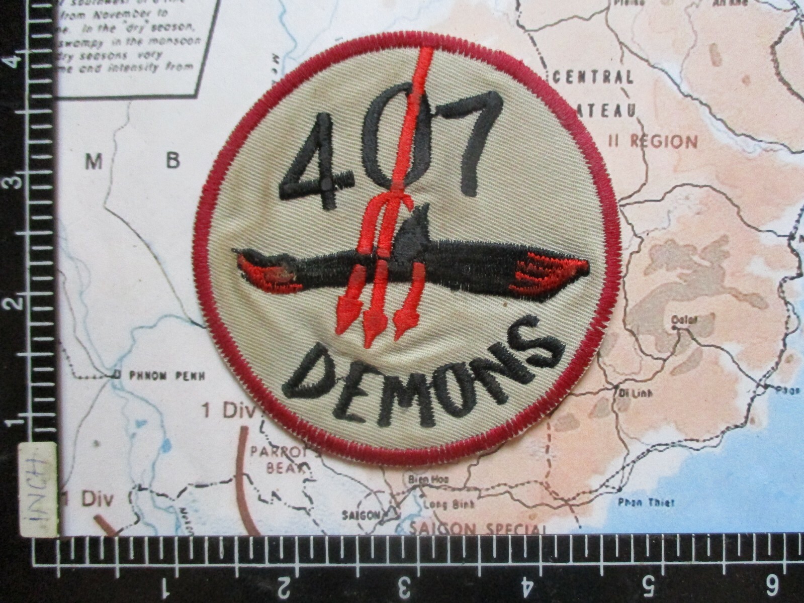 Patch_ RCAF Patch Sqn Royal Canadian Air Force 407 Squadron Demons ...
