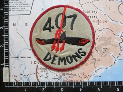 Patch_ RCAF Patch Sqn Royal Canadian Air Force 407 Squadron Demons ...