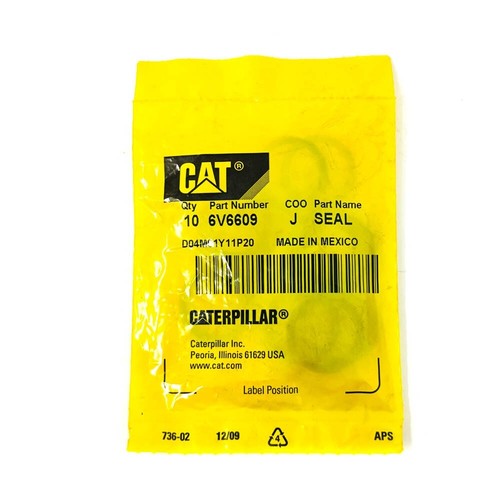 10 pcs Genuine Caterpillar CAT 6V-6609 STOR O-Ring Seal 6V6609, SAE 3/4 ...