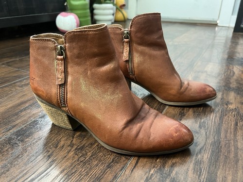 Frye Judith Caramel Leather Double Zip Boot Size 7.5 | eBay