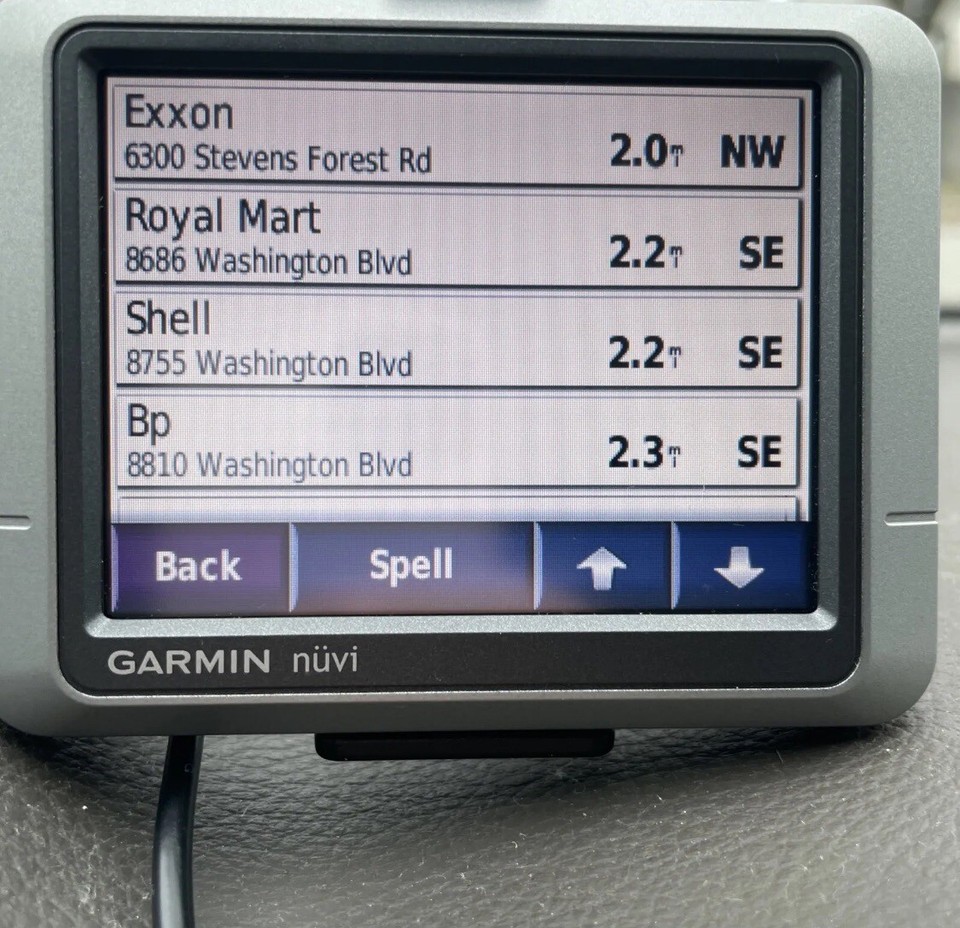 Garmin Nuvi 200 Series GPS Navigation System Tested And Working With ...