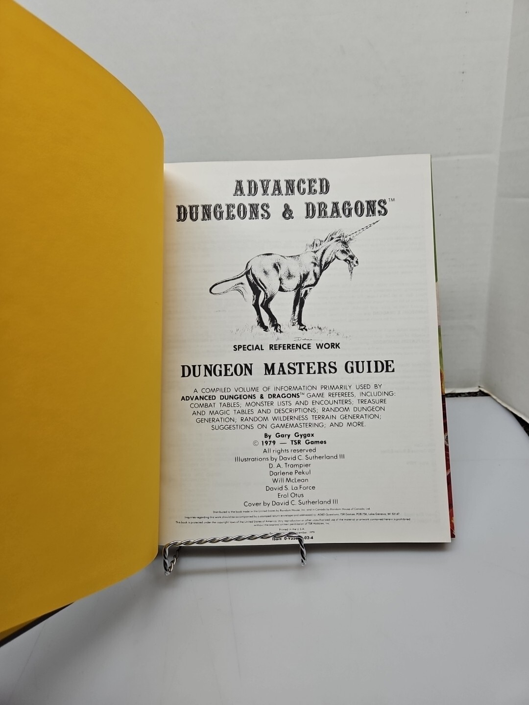 Advance Dungeon And Dragons Dungeons Master Guide 1979 TSR Games Gary ...