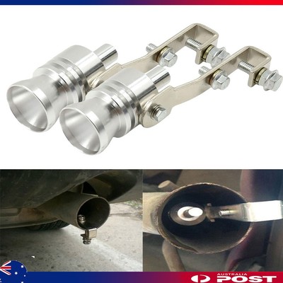 Black Fake Turbo Whistle Sound Exhaust Muffler Blow Simulat Off Valve ...