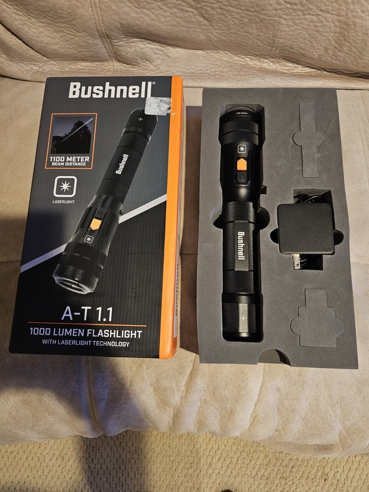 Bushnell A-T 1.1 1000 Lumen Flashlight With Laserlight Technology | eBay
