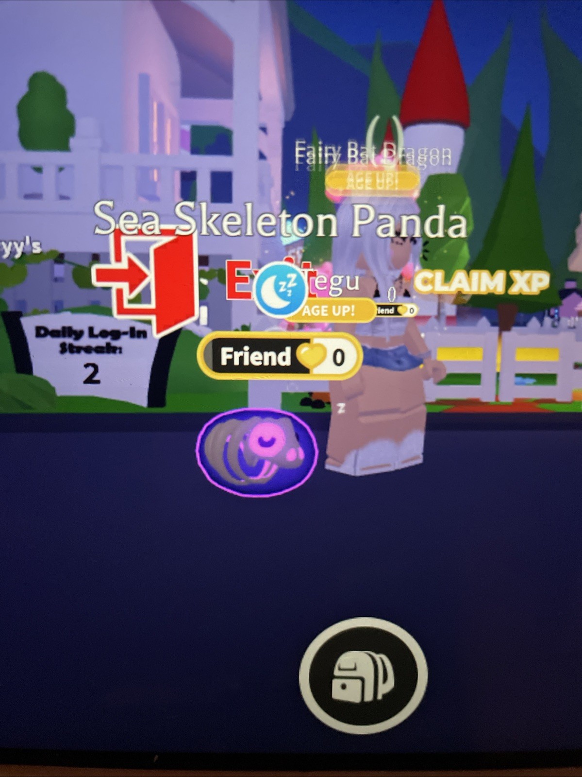 Adopt Me! MR Sea Skeleton Panda | eBay