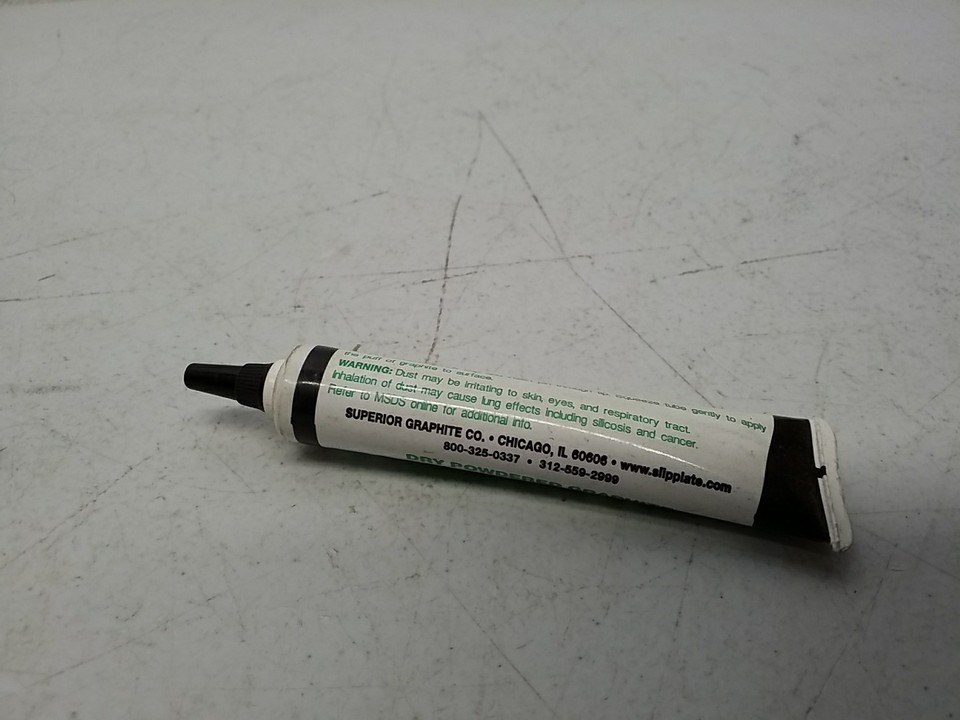Tube-O-Lube Dry Powdered Graphite Lubricant, 0.21 Ounce, Reduces ...