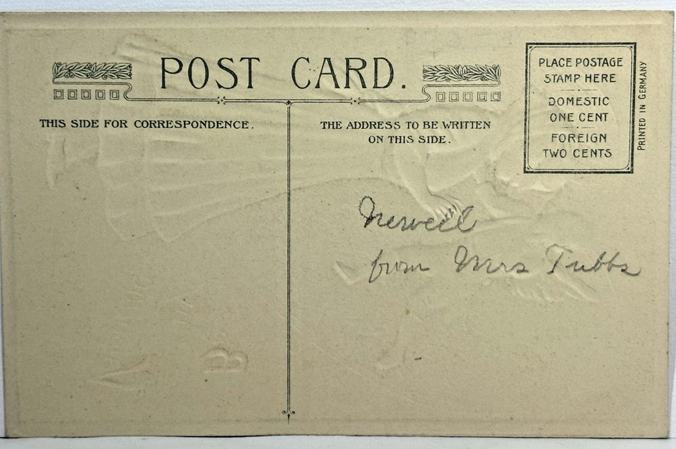 Schmucker Valentine Postcard Winsch Leprechaun Fairy Cupid Irish Lady u ...