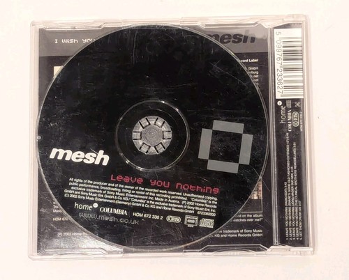 Mesh - Leave You Nothing - 2002 German 5 Track Synthpop CD Single | eBay