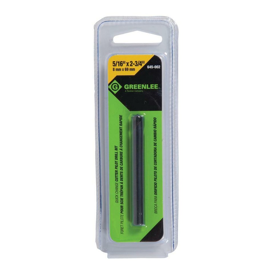 Greenlee 645-002 Pilot Drill Bit, 5/16" | eBay