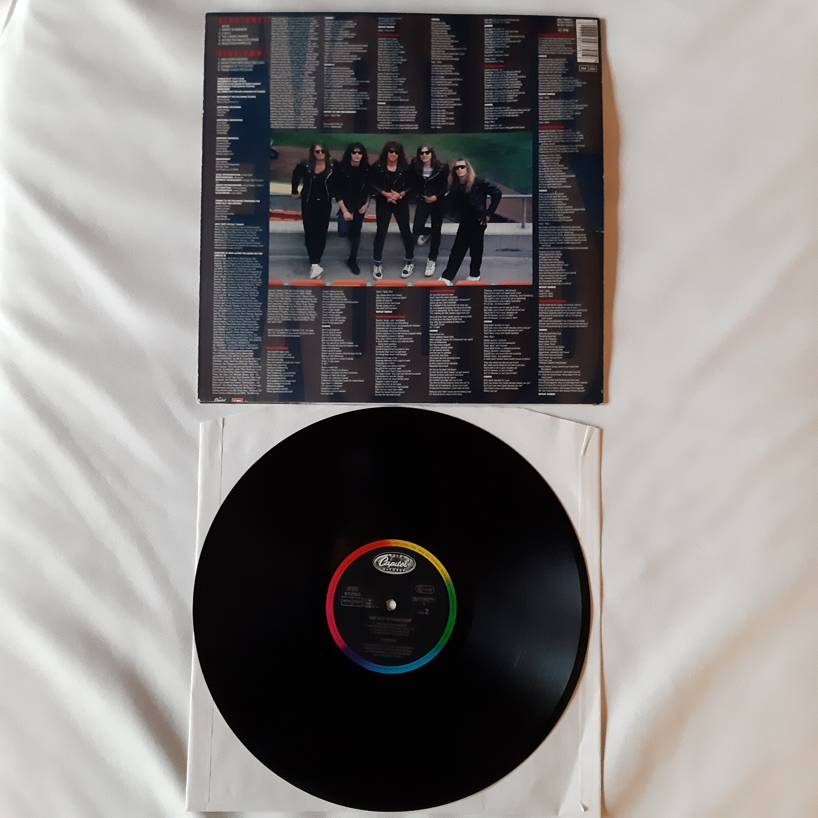 EXODUS impact is imminent LP vinyl 1990 capitol records first edit ...