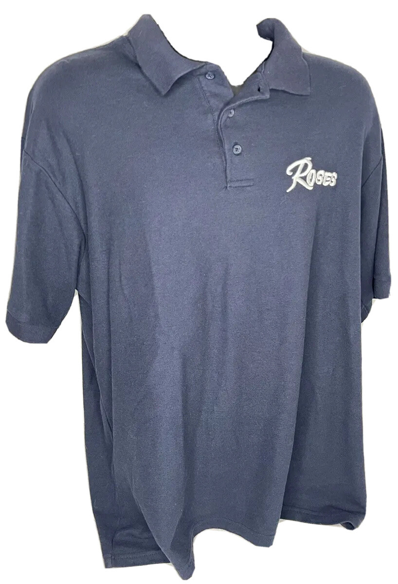 ROSE'S DEPARTMENT STORE EMPLOYEE BLUE POLO SHIRT, SIZ… - Gem